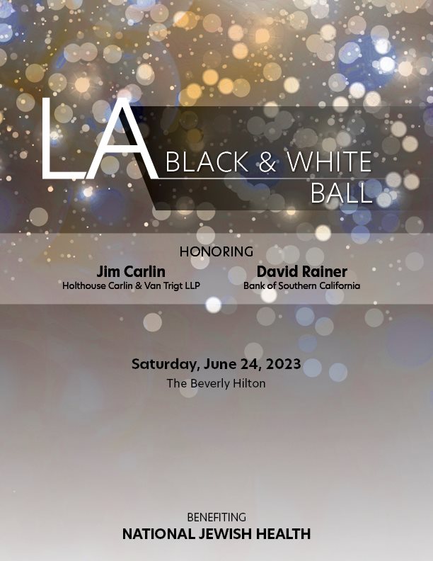 National Jewish Health 2023 Black and White Ball